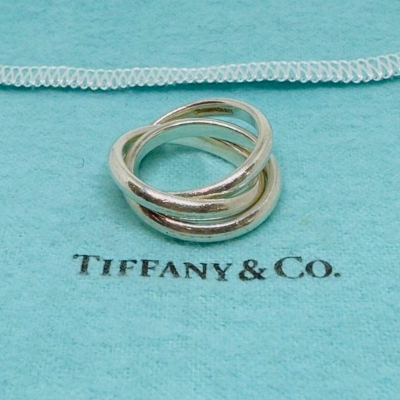 Tiffany & Co. | Jewelry | Tiffany Vintage Sterling Silver Rolling Ring ...